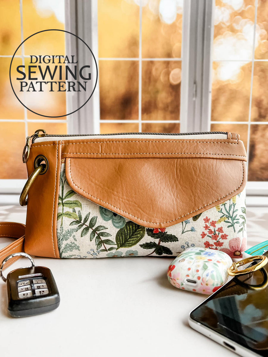 Sewing Pattern with video | The Run Around Wristlet (or Crossbody) – Sew Yours