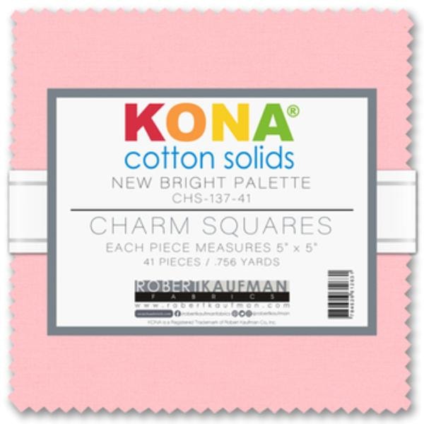Kona Cotton Solids Brights Palette Charm Pack – Sew Yours