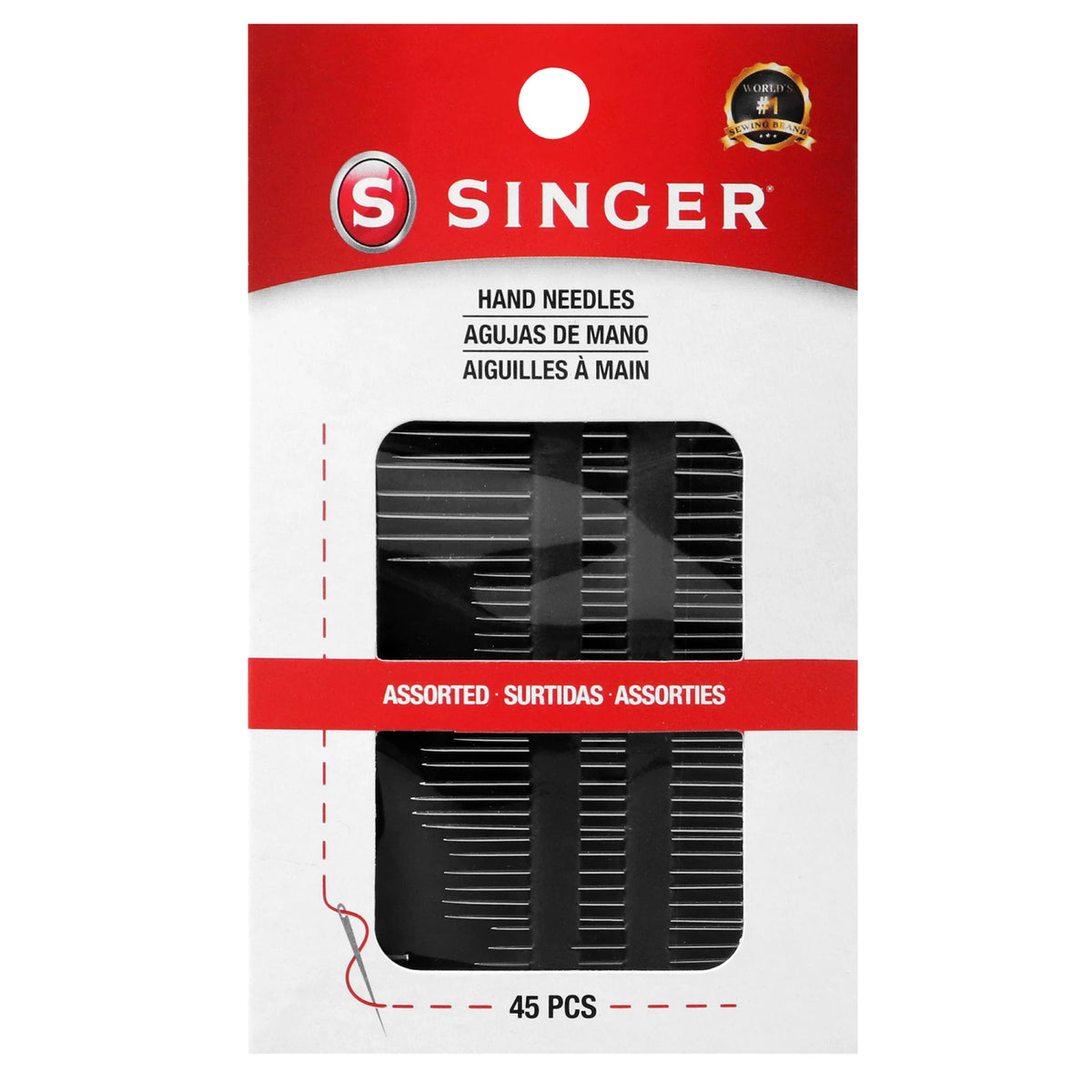 Singer Assorted Hand Sewing Needles – 45 Count – Sew Yours