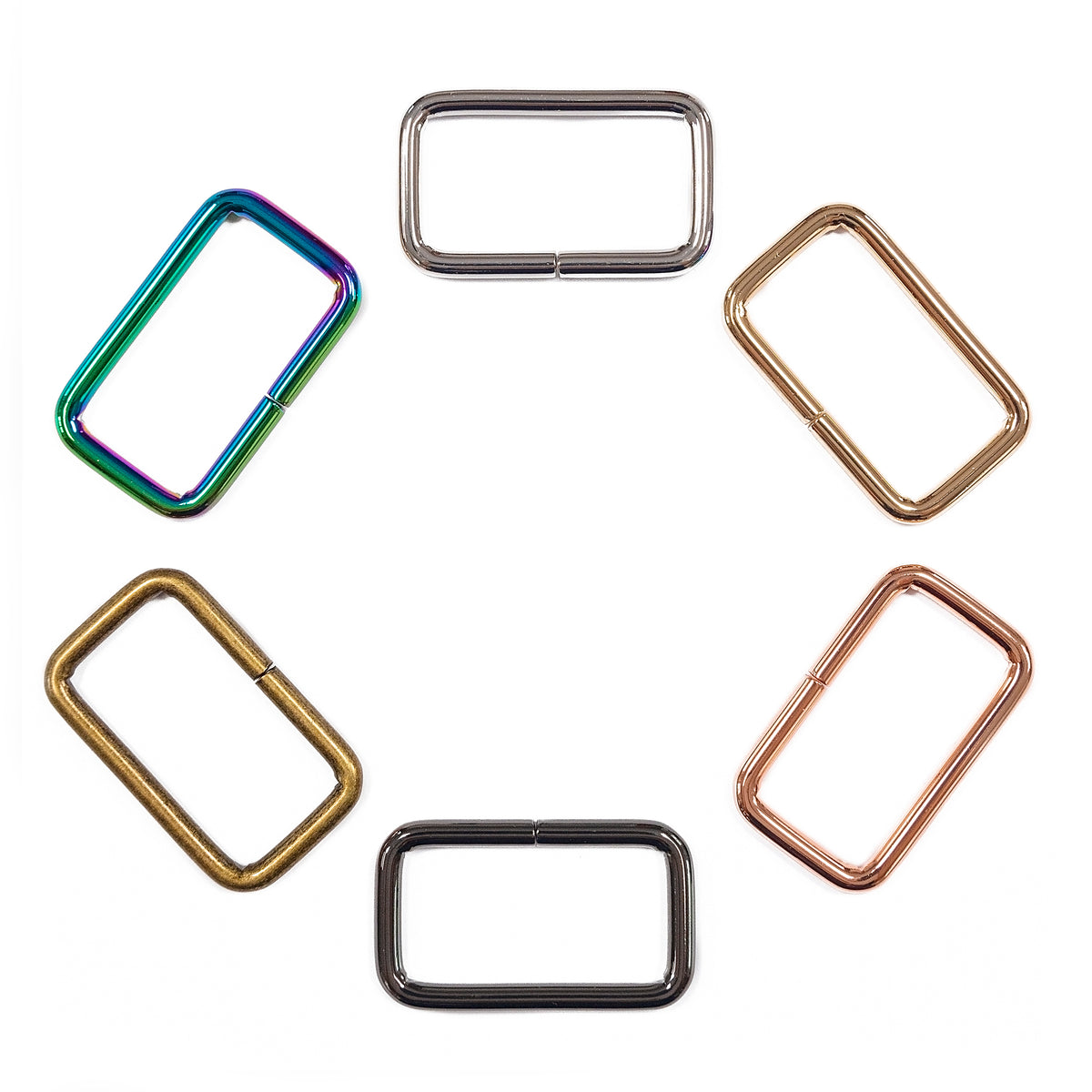 1 1/2" Rectangle Ring Connectors - Set of 2 – Sew Yours