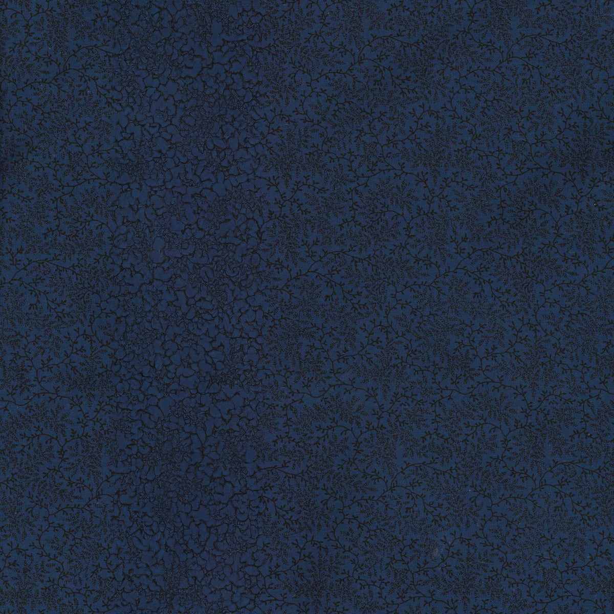 Wide Delicate Vines Blue - Quilt Back – 100% Quilting Cotton Fabric by ...