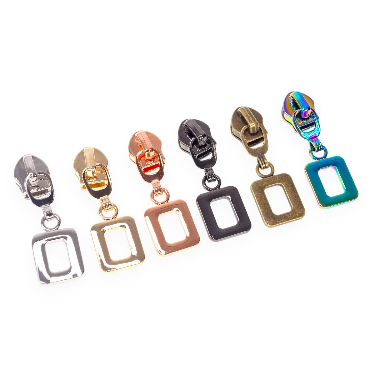 #5 Zipper Pulls - Square - Set of 4 – Sew Yours