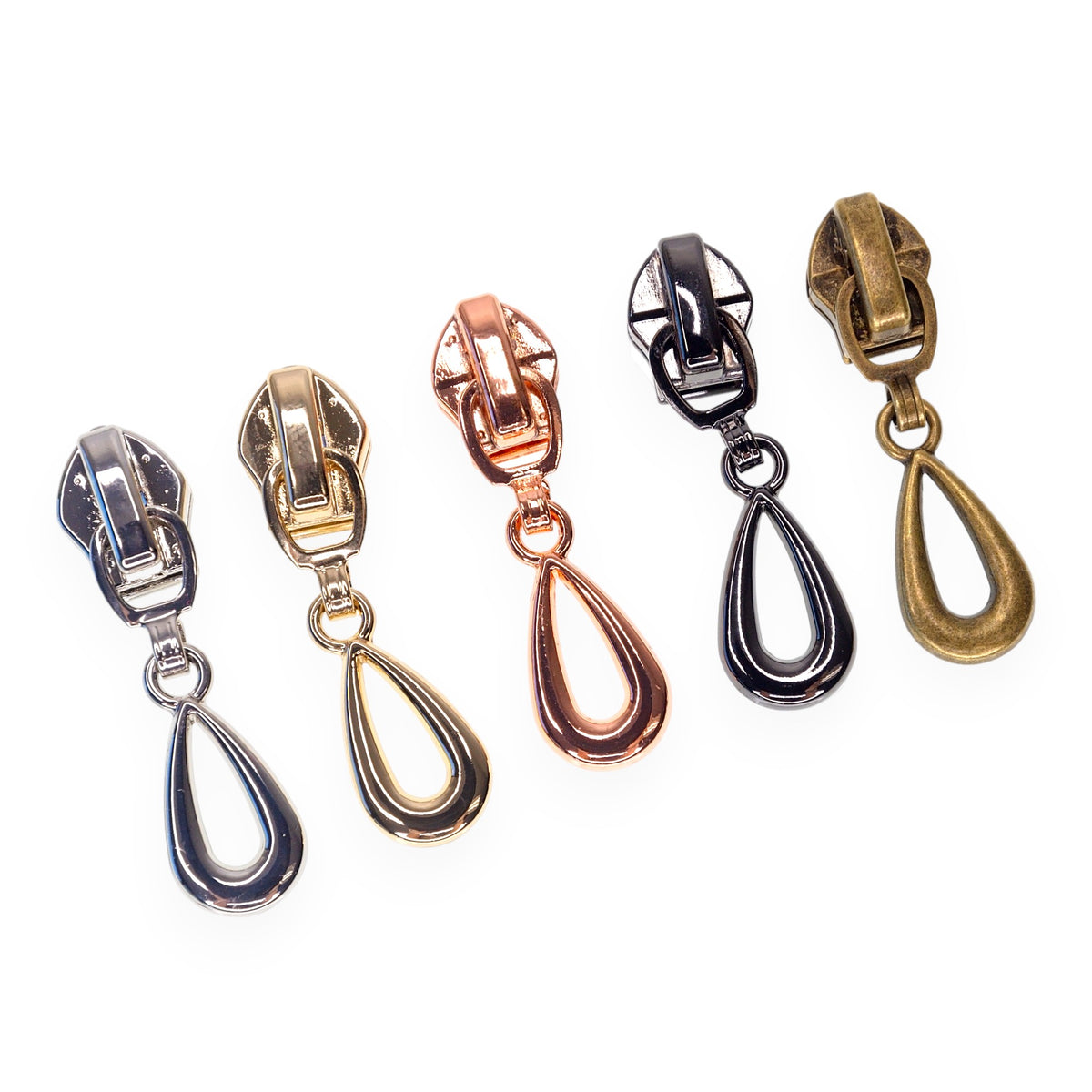 #5 Zipper Pulls - Pear - Set of 4 – Sew Yours