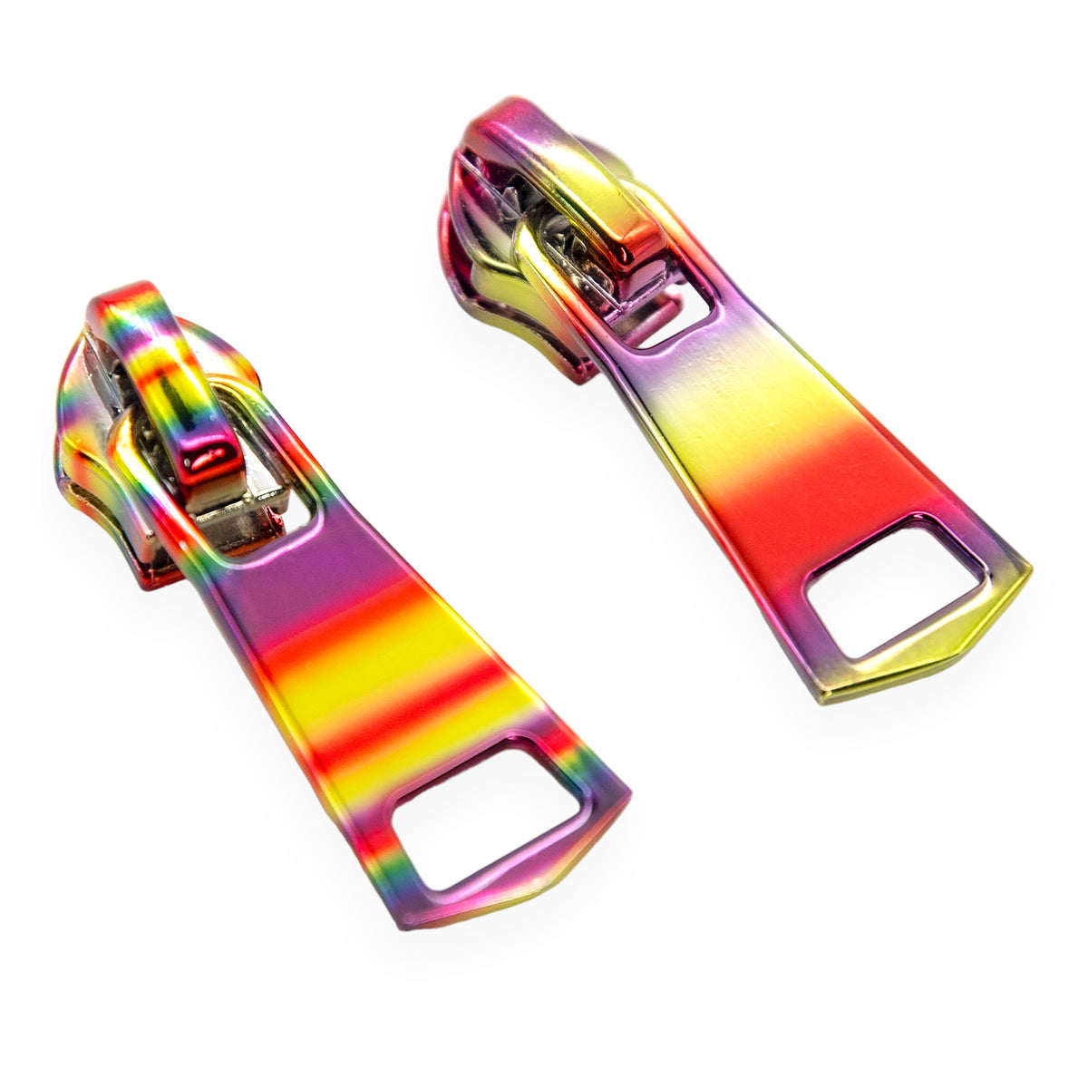 #5 Zipper Pulls - Rainbow Ombre - Set of 4 – Sew Yours