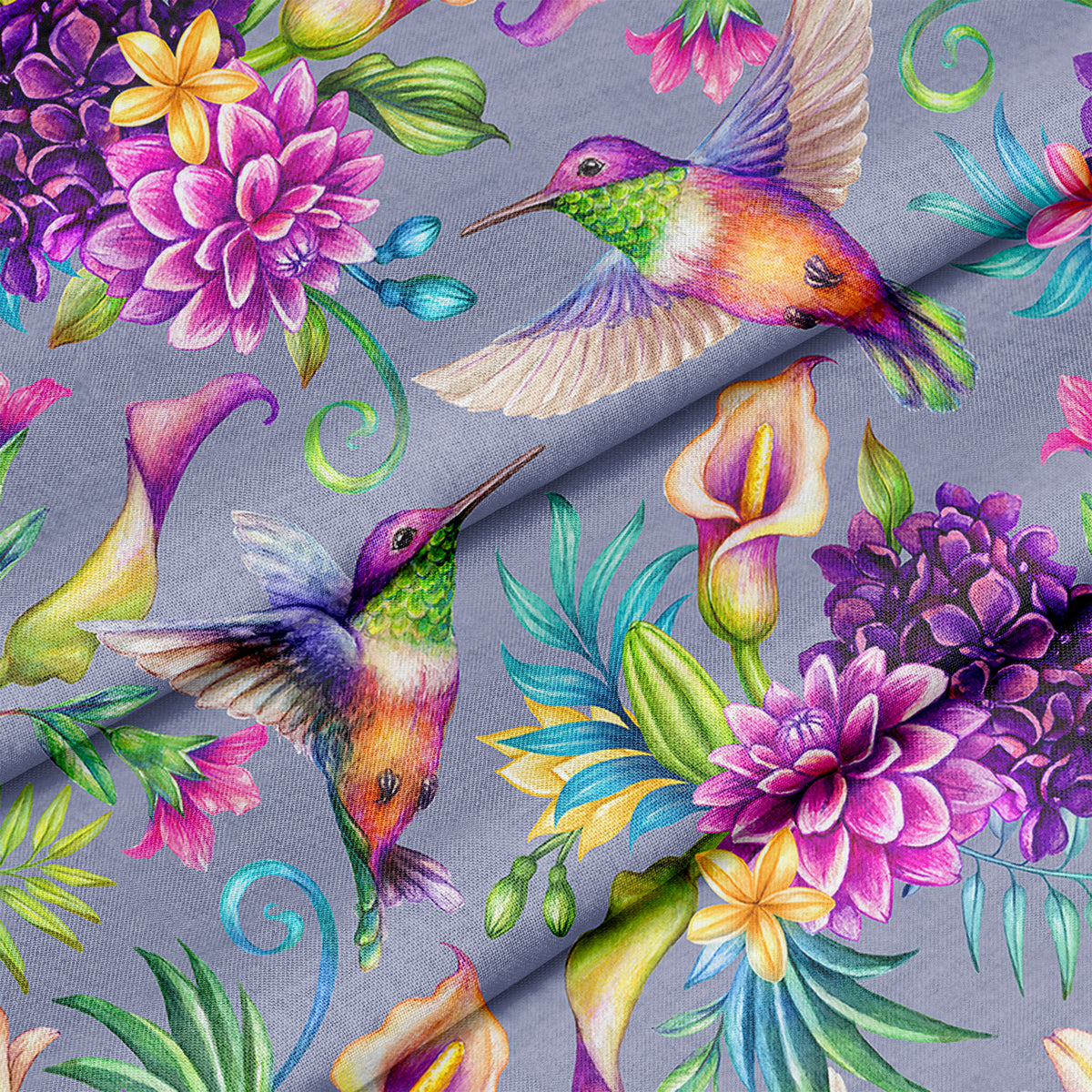 Hummingbird Haven – 100% Quilting Cotton Fabric by the Yard – Sew Yours