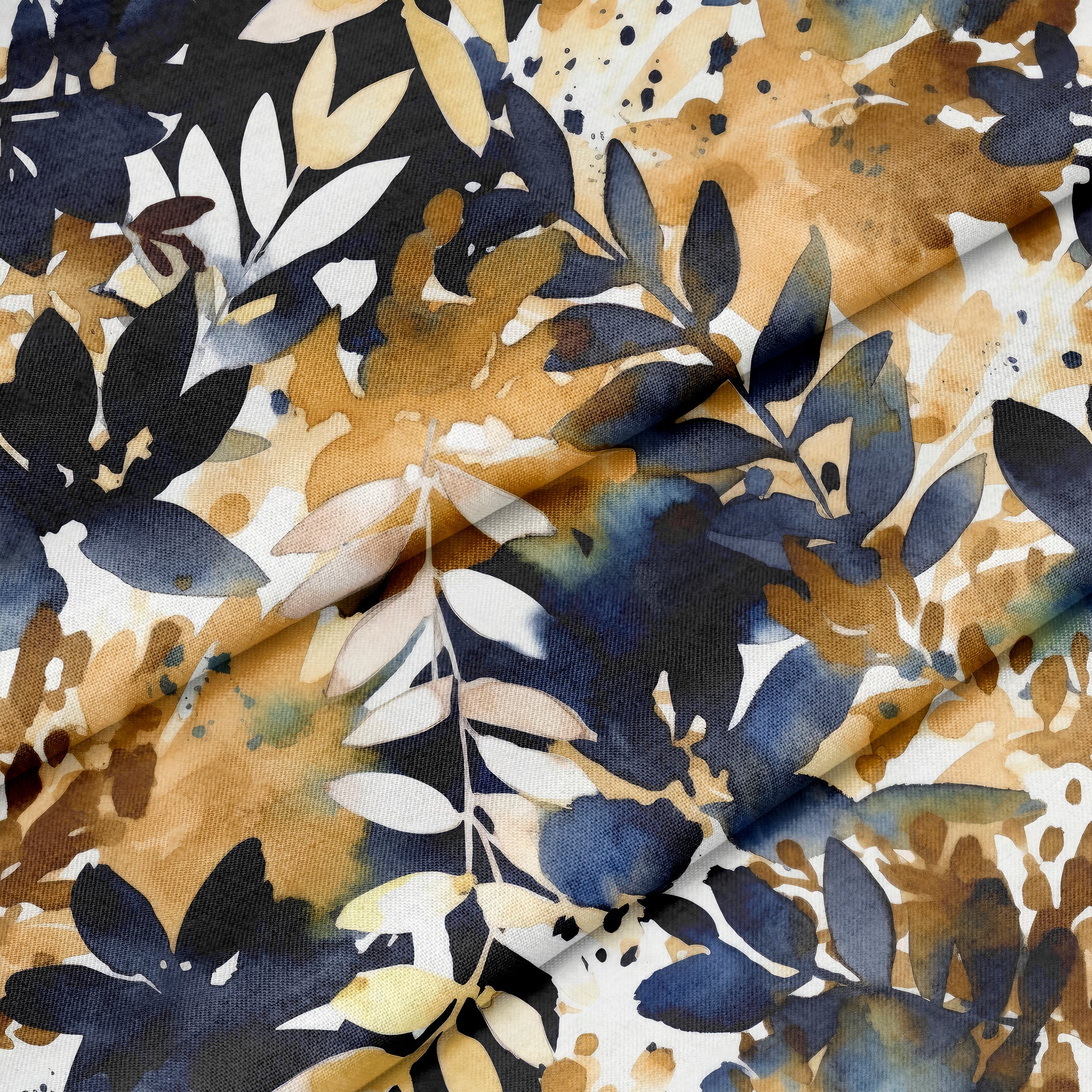 navy pattern material