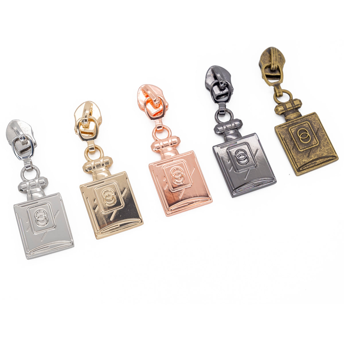 #5 Zipper Pulls - Perfume Bottle - Set of 4 – Sew Yours