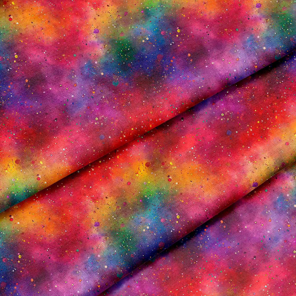 Rainbow Graffiti – 100% Quilting Cotton Fabric by the Yard – Sew Yours