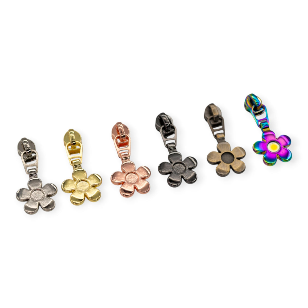 #3 Zipper Pulls - Flower - Set of 4 – Sew Yours