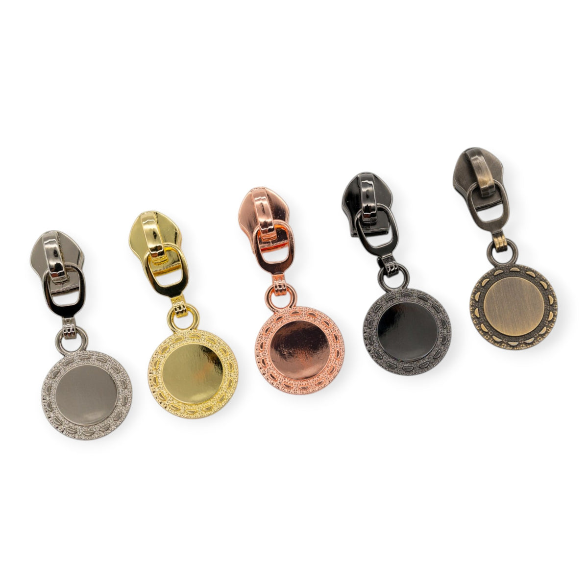 #3 Zipper Pulls - Circle- Set of 4 – Sew Yours